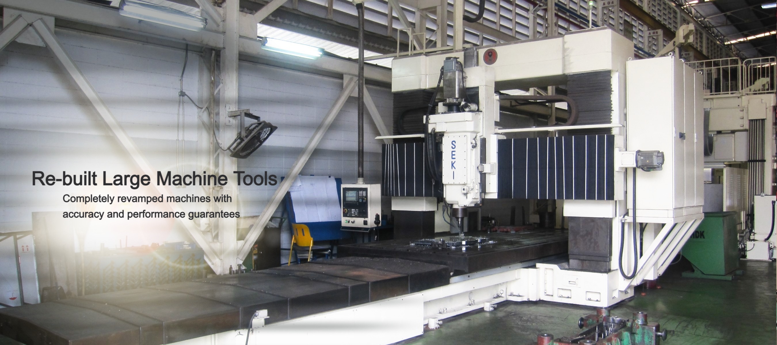 เครื่องจักรซีเอ็นซีขนาดใหญ่ (Re-built large CNC machine tools) - CNC ...